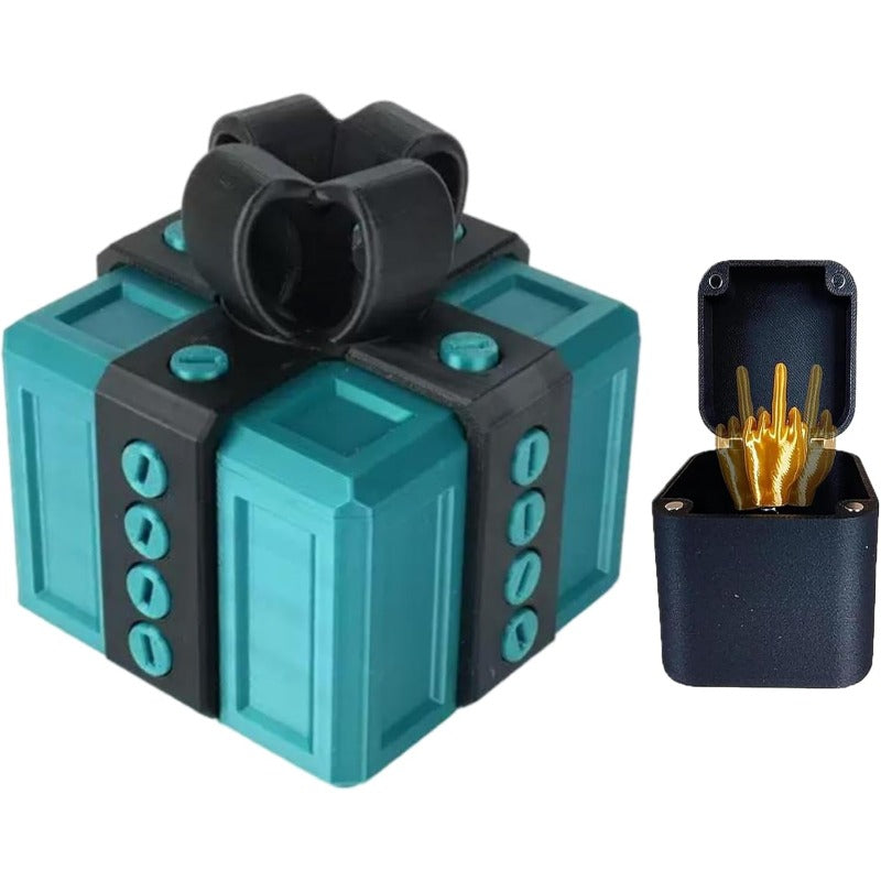 The Annoying Present with Middle Finger, Annoying Present Box with Sc ...